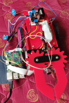 robot garbage collector · Adithya